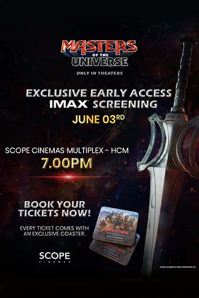 MASTERS OF THE UNIVERSE | Scope Cinemas